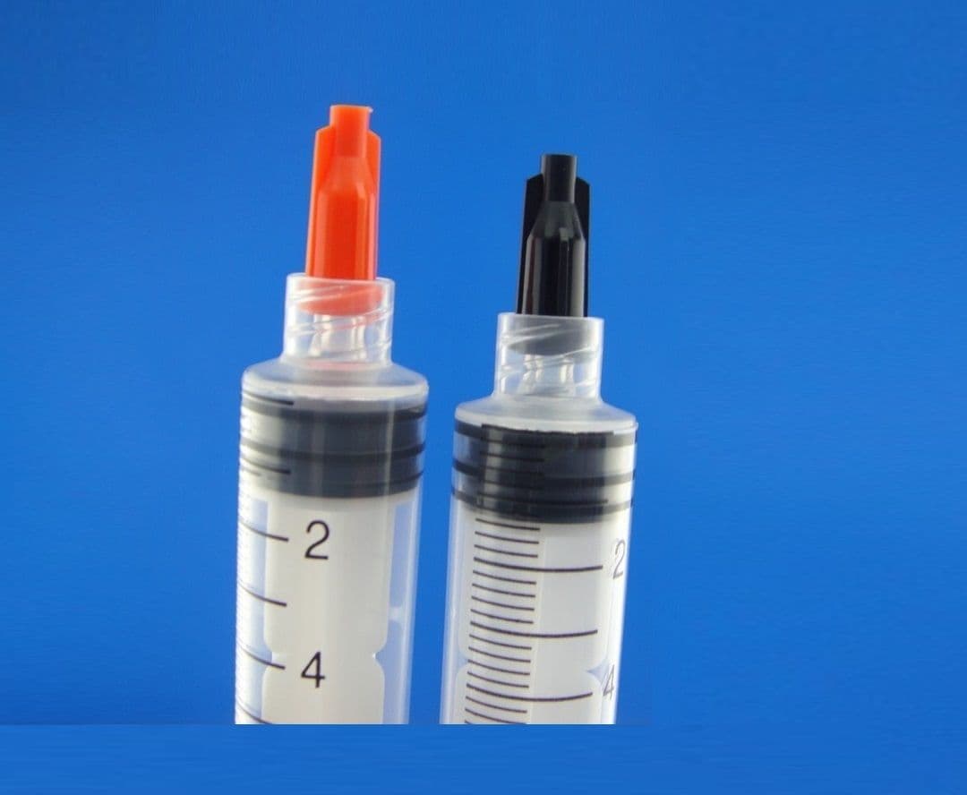 Blue Luer Lock Tip Cap Seal Fitting AD700-BL from Adhesive Dispensing Ltd
