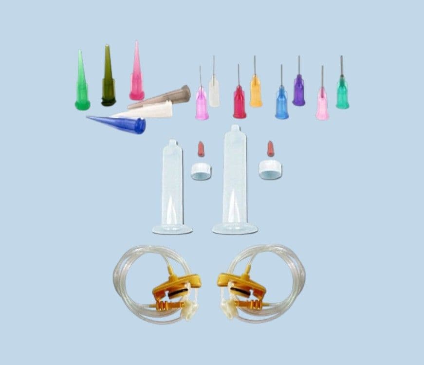 DSKIT1 Air Syringe, Adapter and Dispense Tip Kit Adhesive Dispensing Ltd