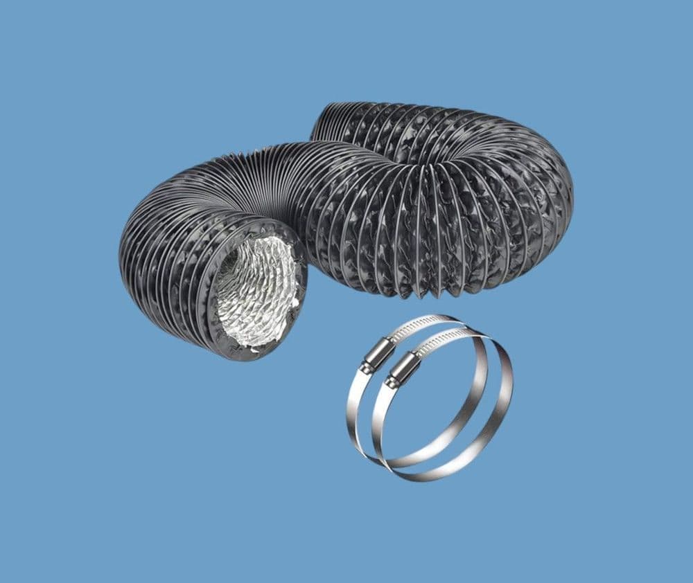 AD-BLACK-5D-KIT Ducting for fume extraction systems Adhesive Dispensing Ltd