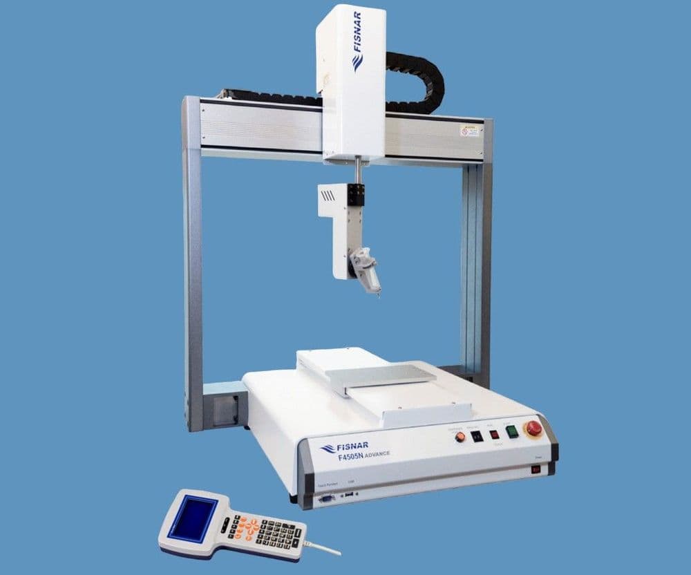 F4505N Robot Dispenser XYZRW System 500mm Adhesive Dispensing 5 axis