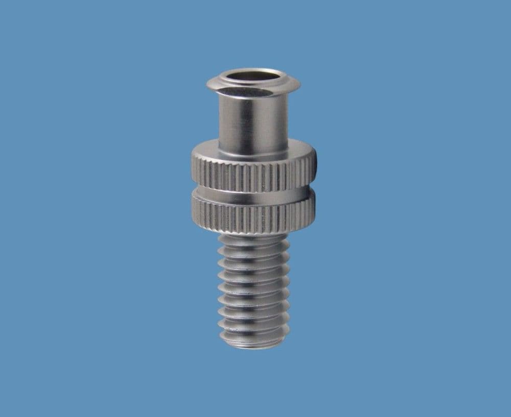 Metal Female Luer Lock to M5 Threaded Fitting TSD931-M610M Adhesive ...