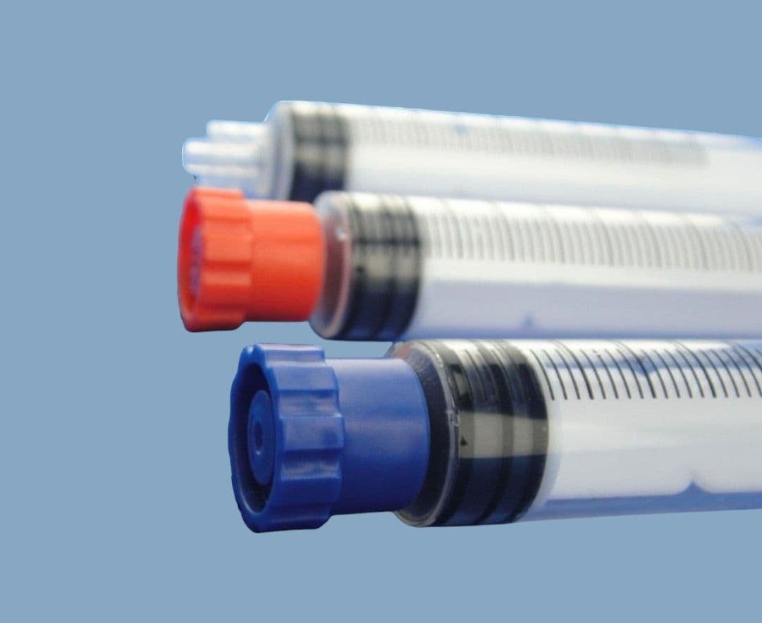 Green Luer Lock Flat Tri-Seal Tip Cap Seal Fitting 7015LLGPK Adhesive ...