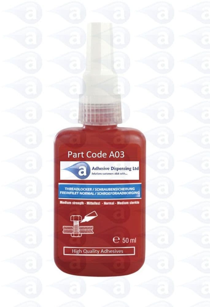 A08 Medium Strength Fast Curing Nut Lock Adhesive Dispensing