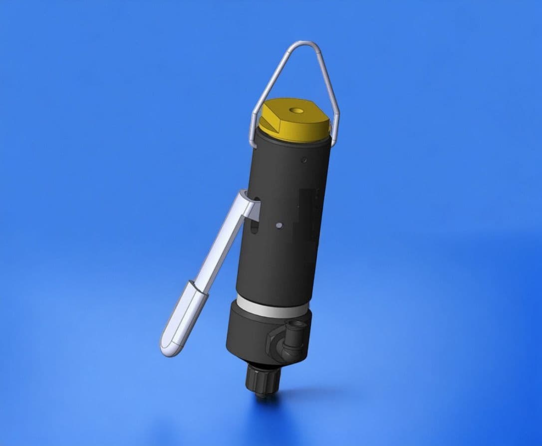 Hand Lever Delrin Diaphragm Valve TS5623HD Adhesive Dispensing techcon