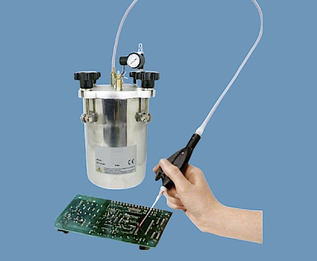 TS1201 Hand Operated Dispenser Pinch Valve Techcon Adhesive Dispensing Ltd