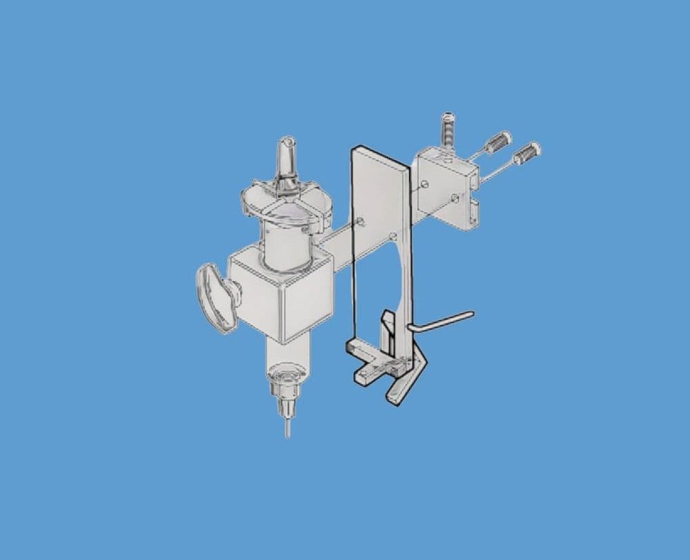 JR2000-07 Syringe Slide Assembly for Janome Robots Adhesive Dispensing