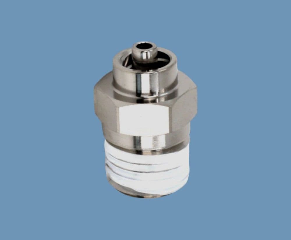 EFD 1/4 NPT Metal Cartridge Tip Adapter 7016945 Adhesive Dispensing Ltd