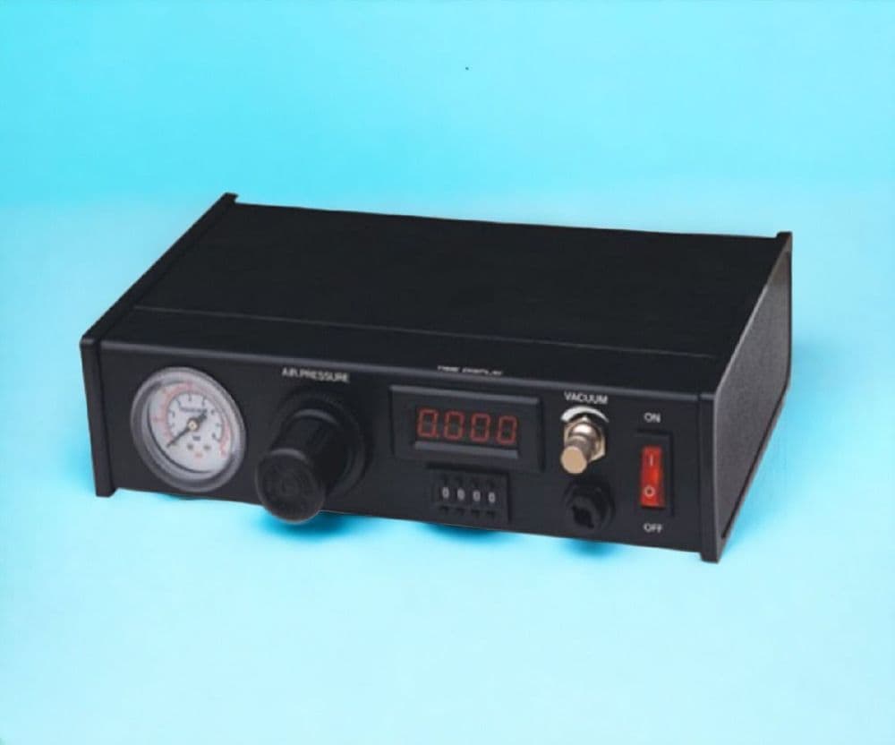 1000T Digital Timed Shot Pneumatic Syringe Barrel Dispenser Adhesive ...