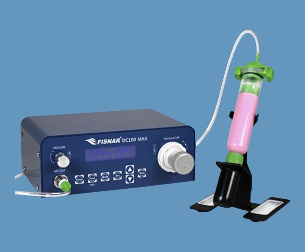 Fisnar DC100 MAX Digital Timed Shot Syringe Barrel Dispenser Adhesive ...