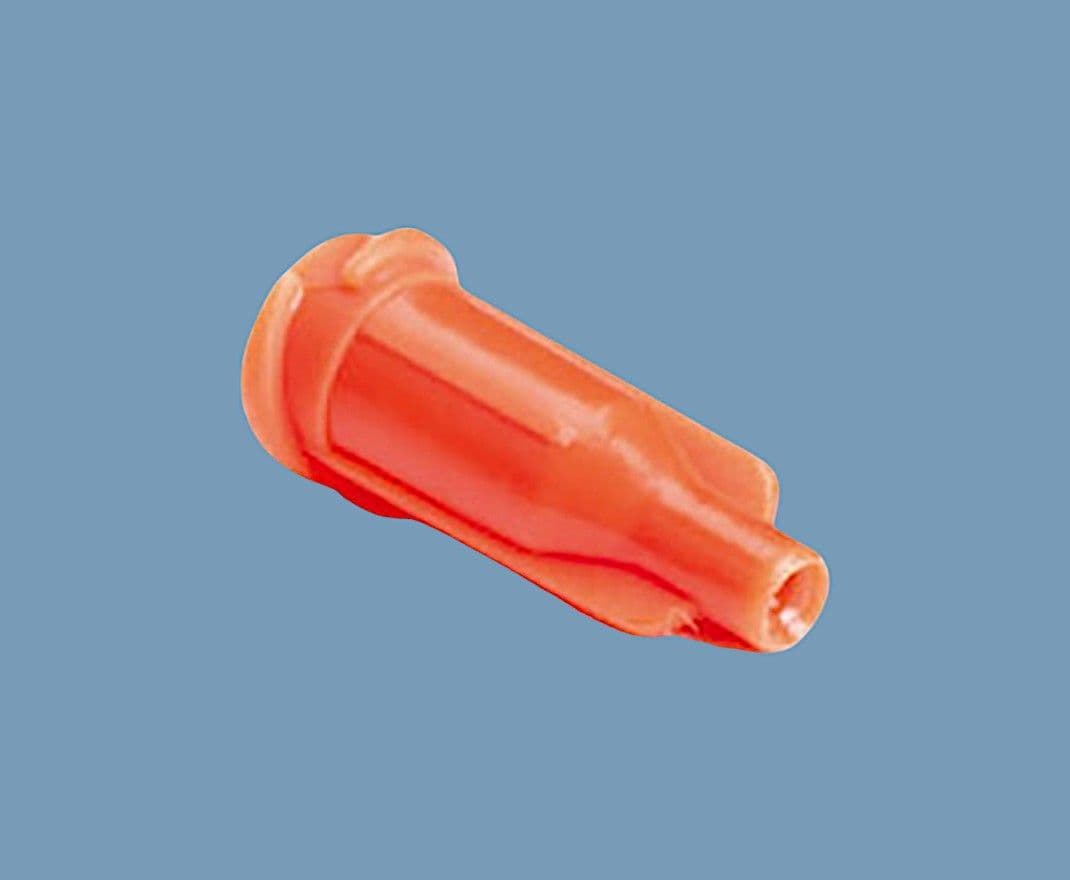 Orange Luer Lock Tip Cap Seal 7015LLPK Adhesive Dispensing Ltd Techcon ...