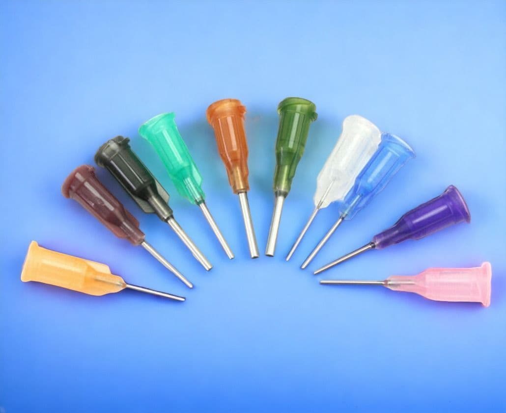 23 Gauge Precision General Purpose Needle Tip Luer Lock Orange Hub ...