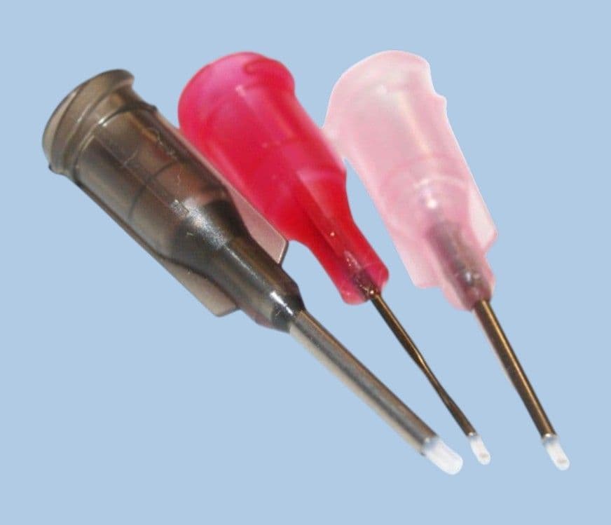 Teflon Lined Crimped Tip Red Hub 5127TLCS Adhesive Dispensing