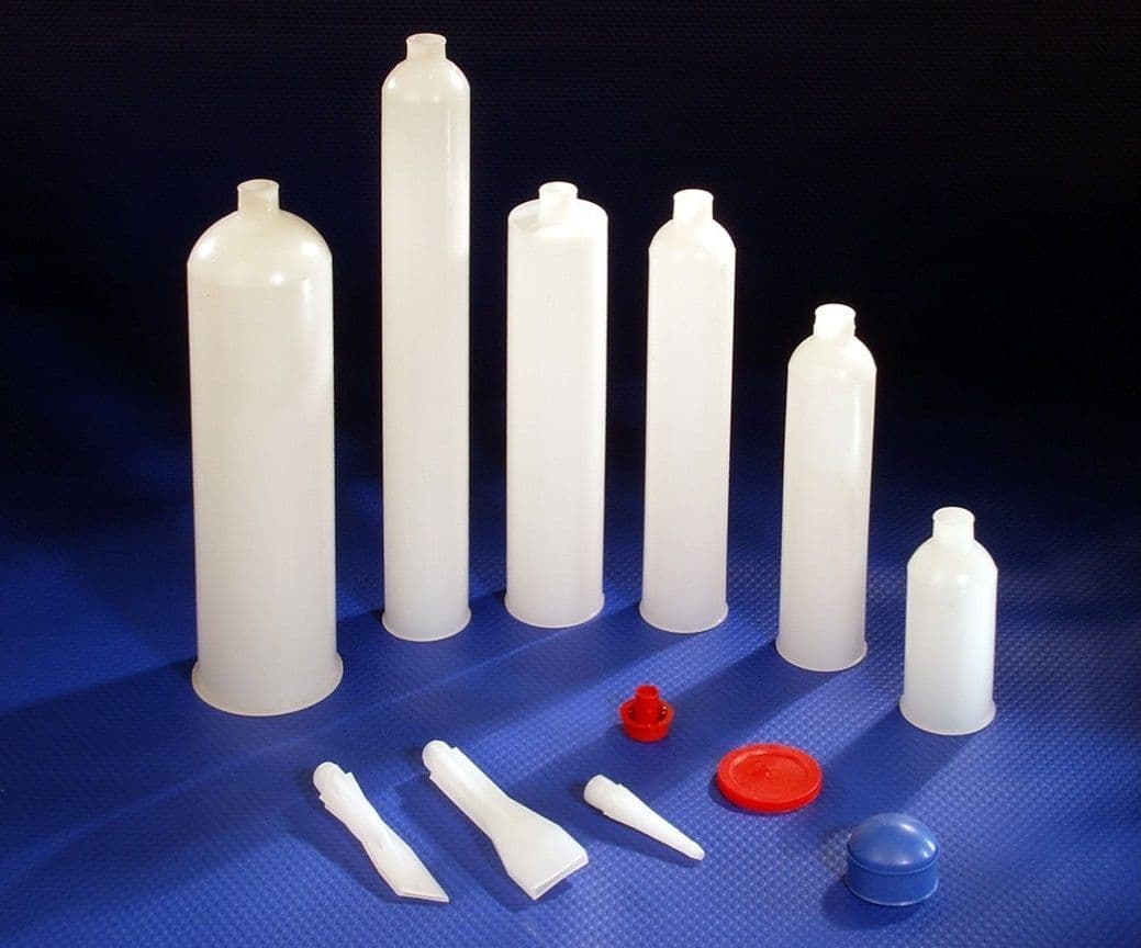 Red Standard Cartridge Flange Cap LDPE TS2C Adhesive Dispensing Ltd ...