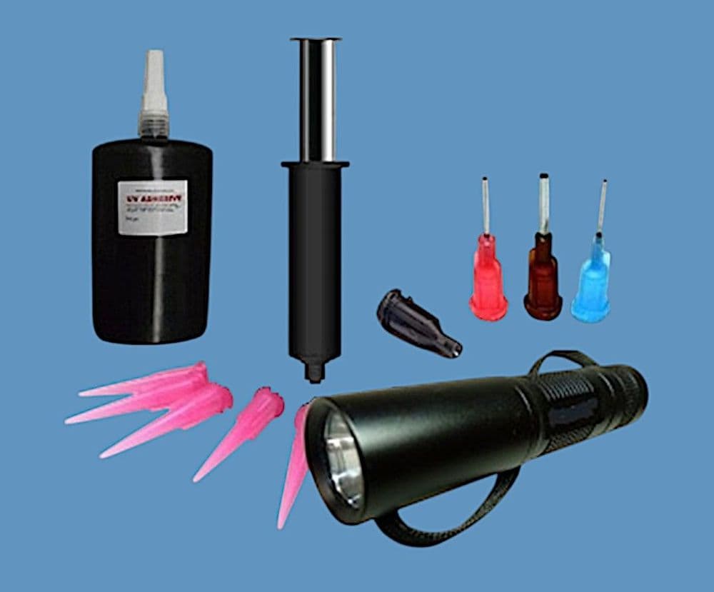 UV syringe and torch kit UV4008-KIT6 Adhesive Dispensing Ltd