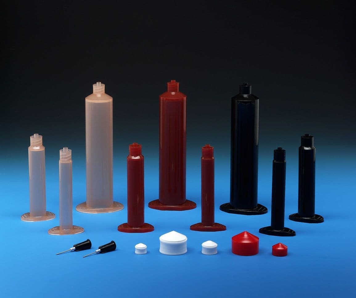 30cc Clear Barrel Red Piston Component Kit AD930-NWR Adhesive ...