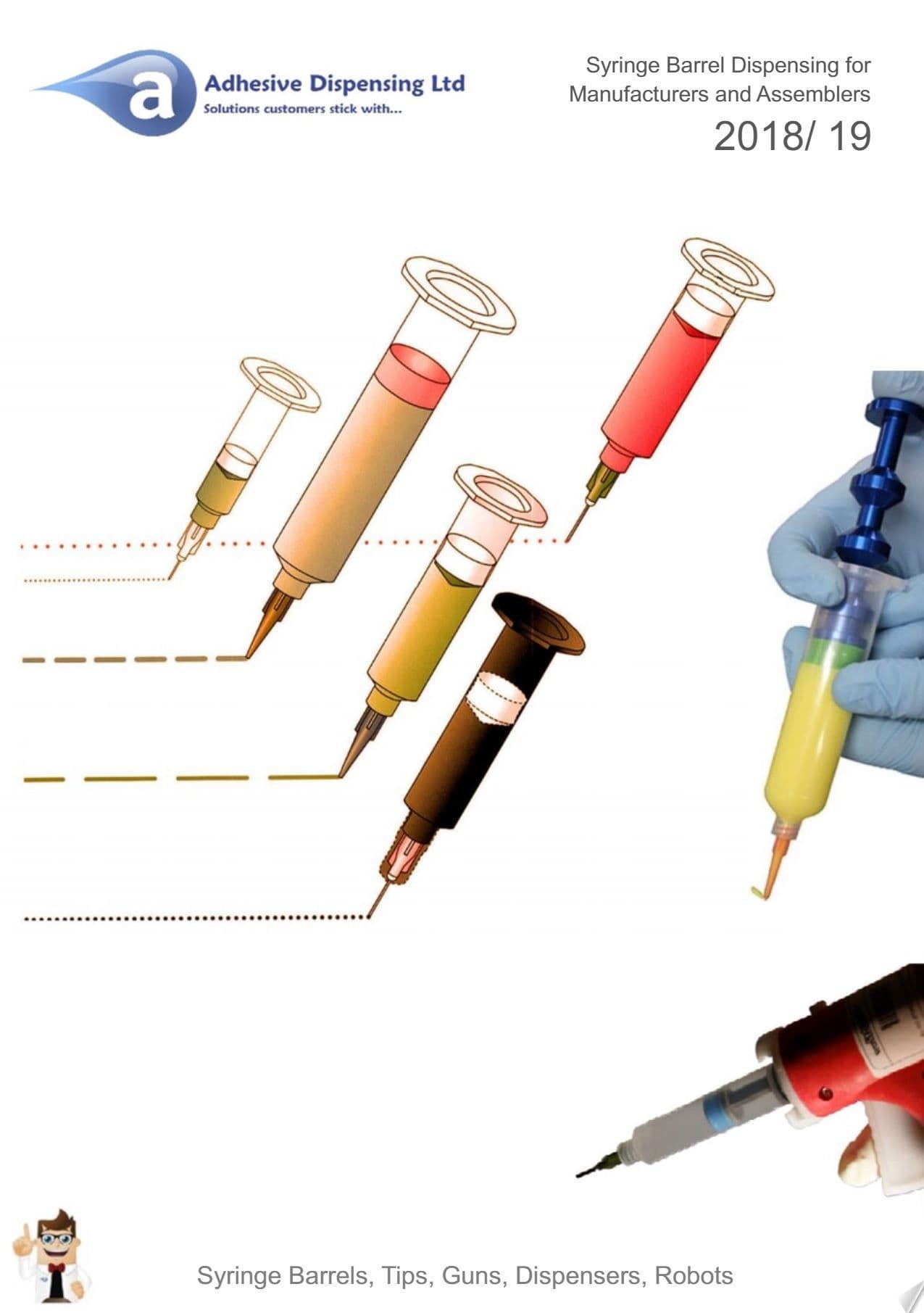 Black Luer Lock Flat Syringe Tip Cap Seal Fitting AD800-BLTC Adhesive ...