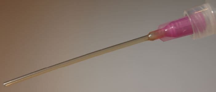 22 gauge 0.5" long Teflon™ tip pk/50 Part TF22-1/2 Adhesive Dispensing