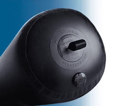 Inflatable hypalon and standard superyacht fenders