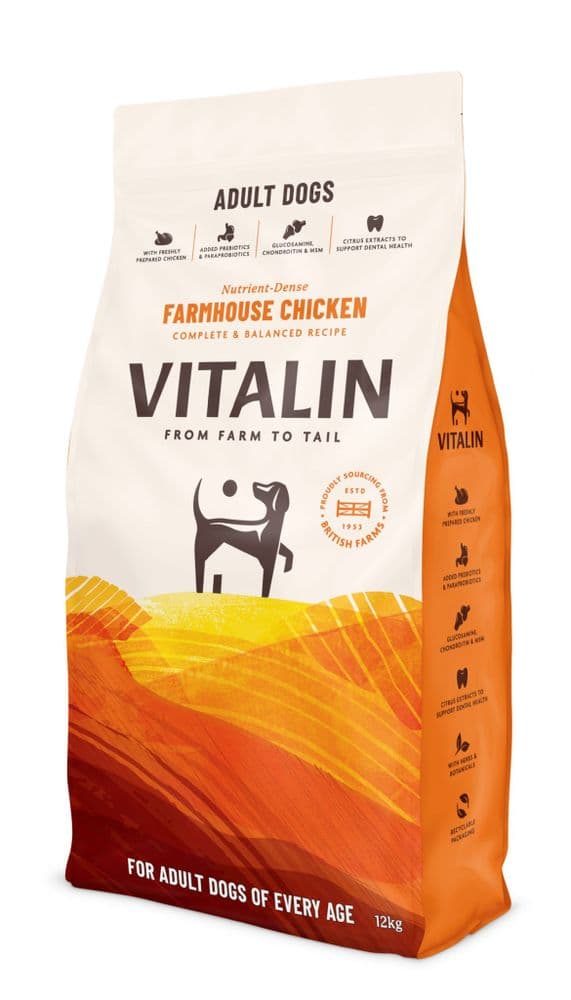 12kg Vitalin Adult Farmhouse Chicken