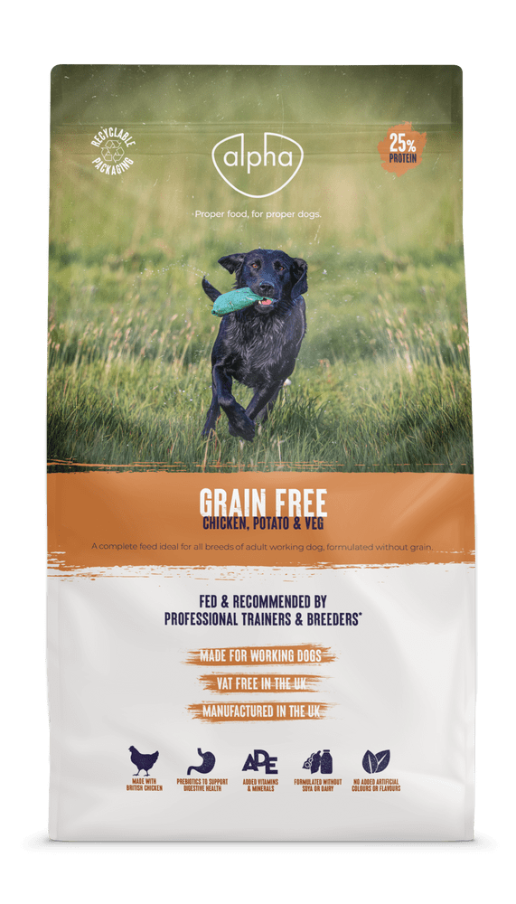 15kg Alpha Grain Free Chicken & Potato