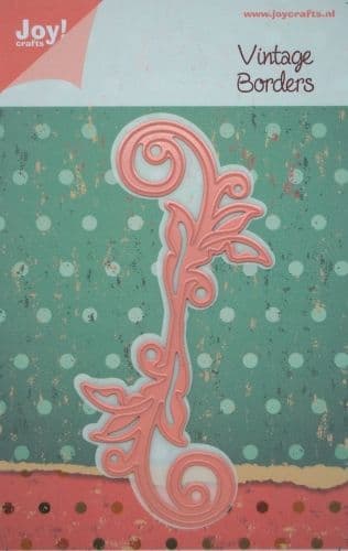 6002/0163 SWIRL LEAVES 2 VINTAGE BORDERS JOYCRAFT Cut & emboss die