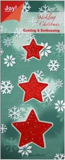 6002/2003 CHRISTMAS STARS JOY CRAFTS Cut Emboss dies