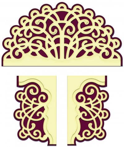 HCD 716 LAYERED ELEGANT SWIRL DIES Heartfelt Creations