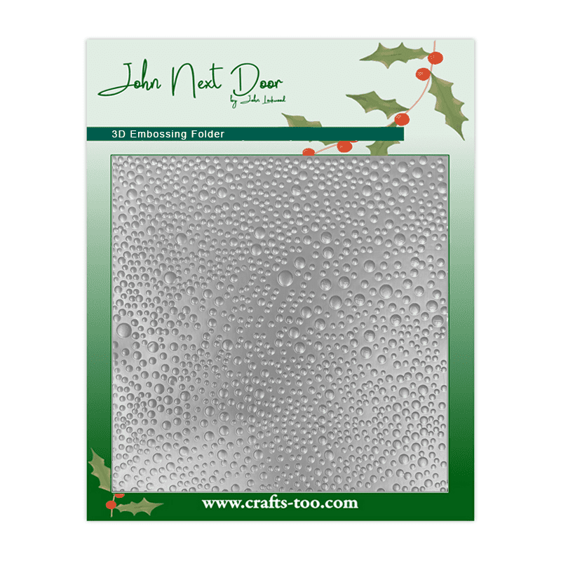 JND342 - 3D Embossing Folder - Snowfall - John Next Door