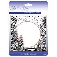 JNDEF3010 - Fir Trees Cut and Embossing Folder - John Next Door