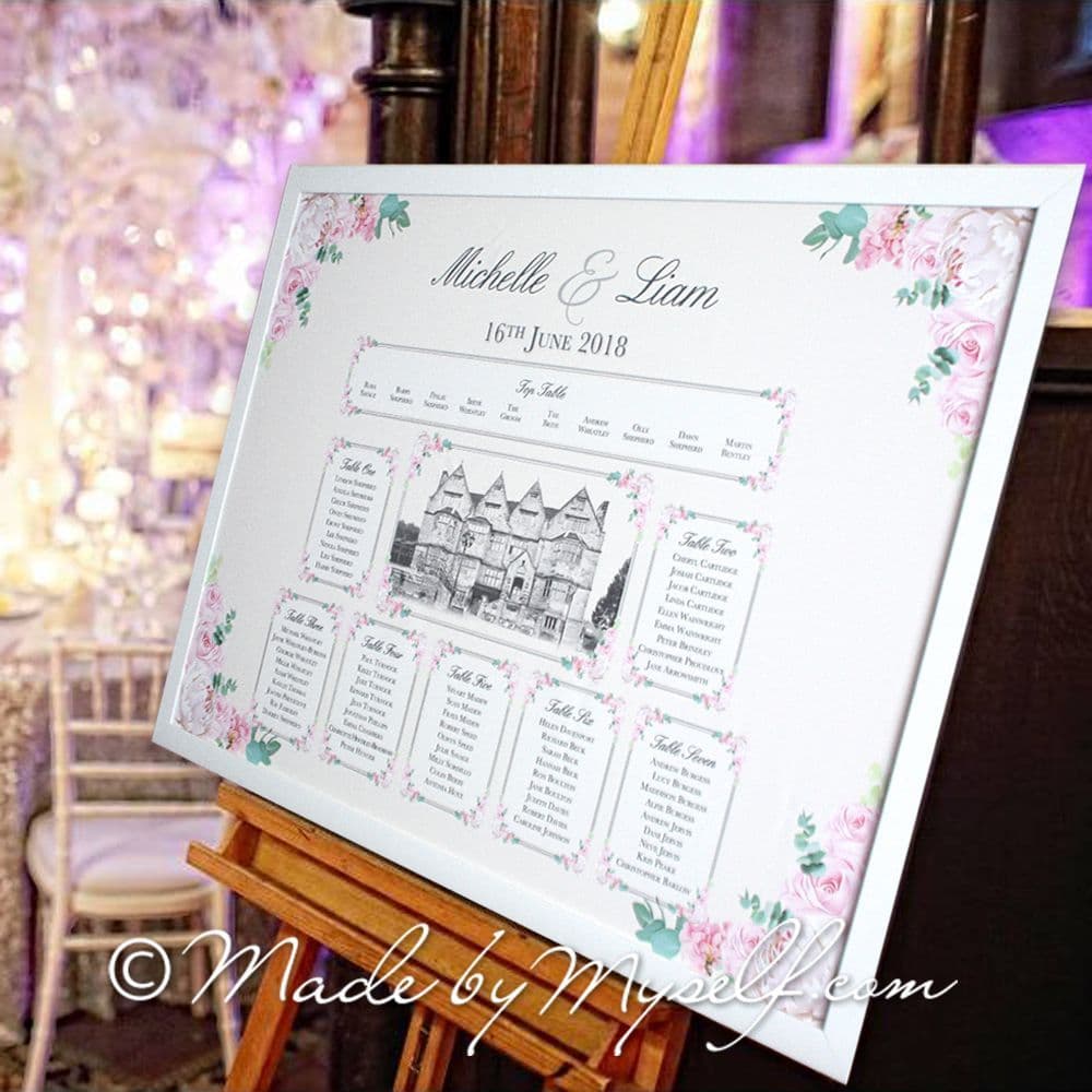 Floral Corners Venue Table Plan