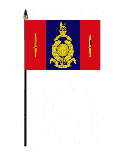 45 Commando Royal Marines Hand Flag - Small.