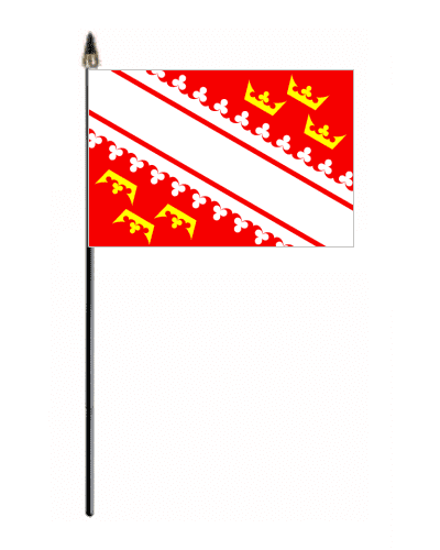 Alsace Hand Flag - Small.