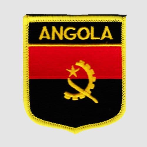 Angola Embroidered Flag Patch style 07