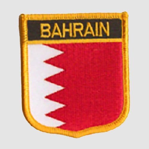 Bahrain Embroidered Flag Patch, style 07