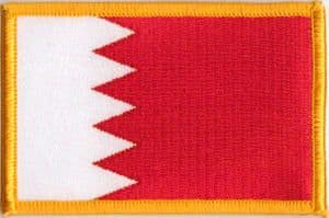 Bahrain Embroidered Flag Patch, style 08