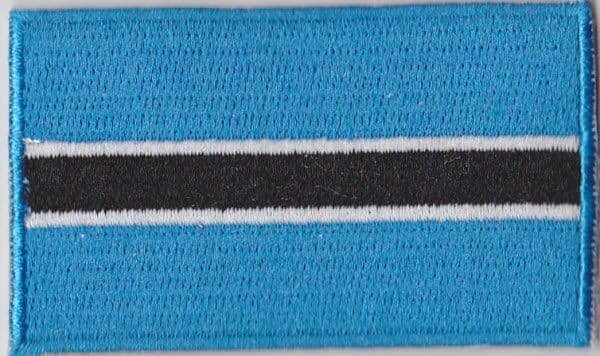 Botswana Embroidered Flag Patch style 04