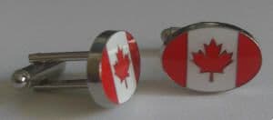 Canada Country Flag Cufflinks