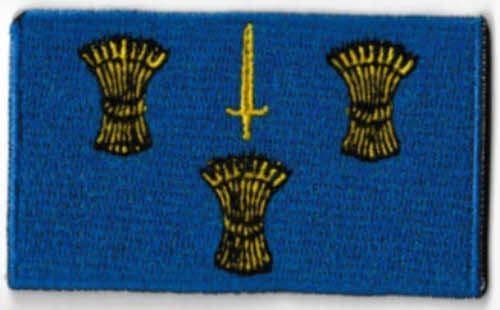 Cheshire Embroidered Flag Patch style 04