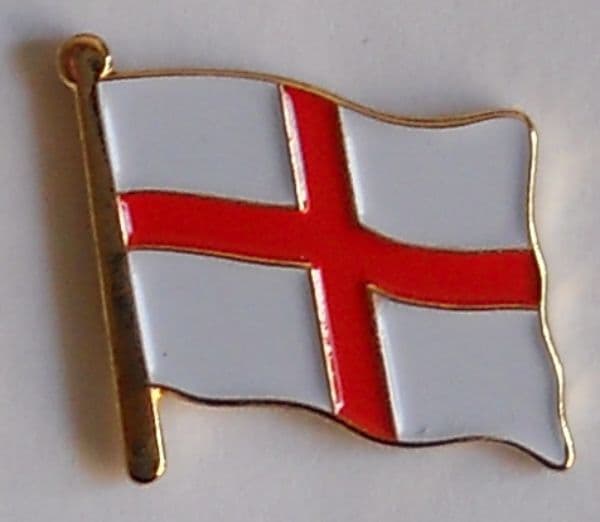 England Country Flag Enamel Pin Badge