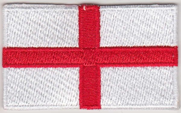 England Embroidered Flag Patch style 04