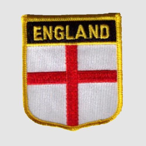 England Embroidered Flag Patch, style 07.