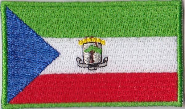 Equatorial Guinea Embroidered Flag Patch style 04