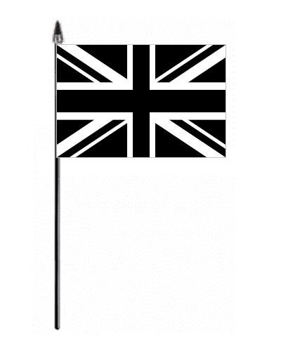 Great Britain Black Hand Flag - Small