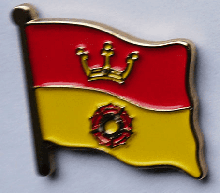 Hampshire County Flag Enamel Pin Badge