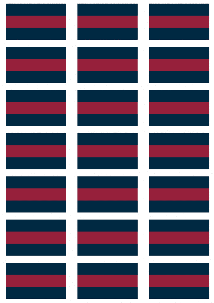 Household Division Stickers - 21 per sheet