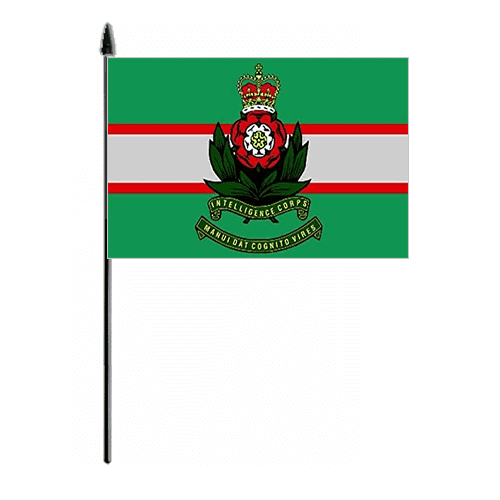 Intelligence Corps Hand Flag - Medium