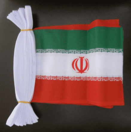 Iran Bunting rectangular 9 metre