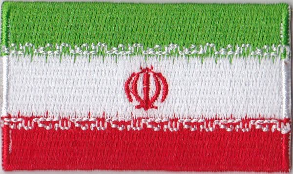 Iran Embroidered Flag Patch style 04
