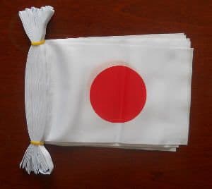 Japan Bunting, rectangular, 9 metre.