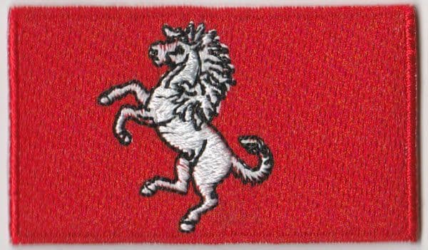 Kent Embroidered Flag Patch style 04